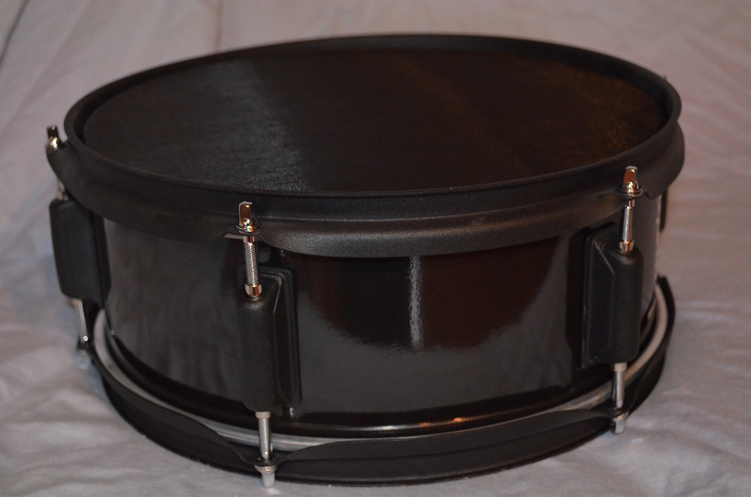 Snare (12" mesh pad) for electronic drum - Plain Black look - for Alesis and Roland