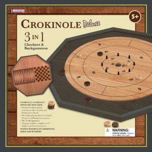 crokinole deluxe 3 in 1