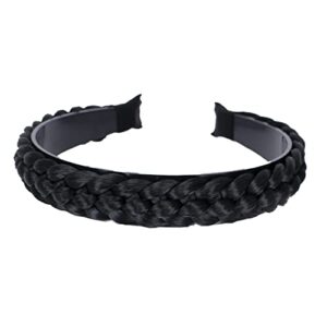 CAISHA Headband Ponytail Braided Hair piece Hair band Hair Accessories Black HR1