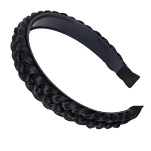 caisha headband ponytail braided hair piece hair band hair accessories black hr1