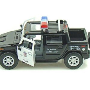 KiNSMART H2 Hummer SUT Police Truck Interceptor 5" 1:36 Scale Die Cast Metal Model Toy