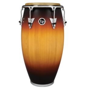 lp classic wood conga, 12 1/2" tumbadora, matte sunburst/chrome, lp552x-msb