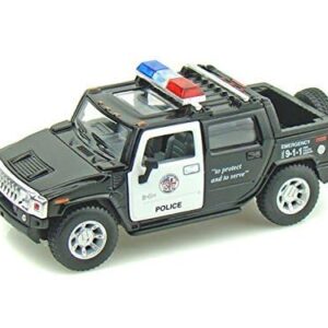 KiNSMART H2 Hummer SUT Police Truck Interceptor 5" 1:36 Scale Die Cast Metal Model Toy