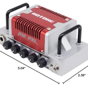 Hotone Heart Attack Mini Guitar Amplifier Head, 5 Watt