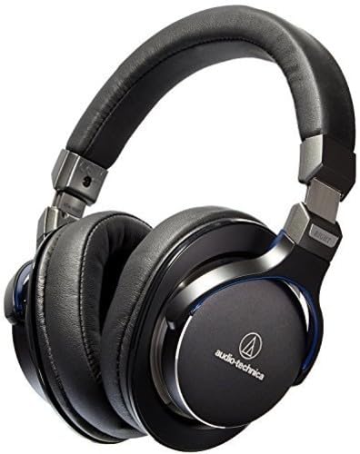 Audio-Technica ATH-MSR7BK SonicPro Over-Ear High-Resolution Audio Headphones, Black