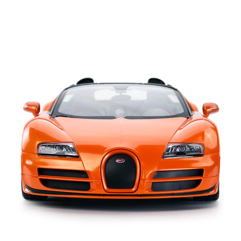 Radio Remote Control 1/14 Bugatti Veyron 16.4 Grand Sport Vitesse Licensed RC Model Car (Orange)