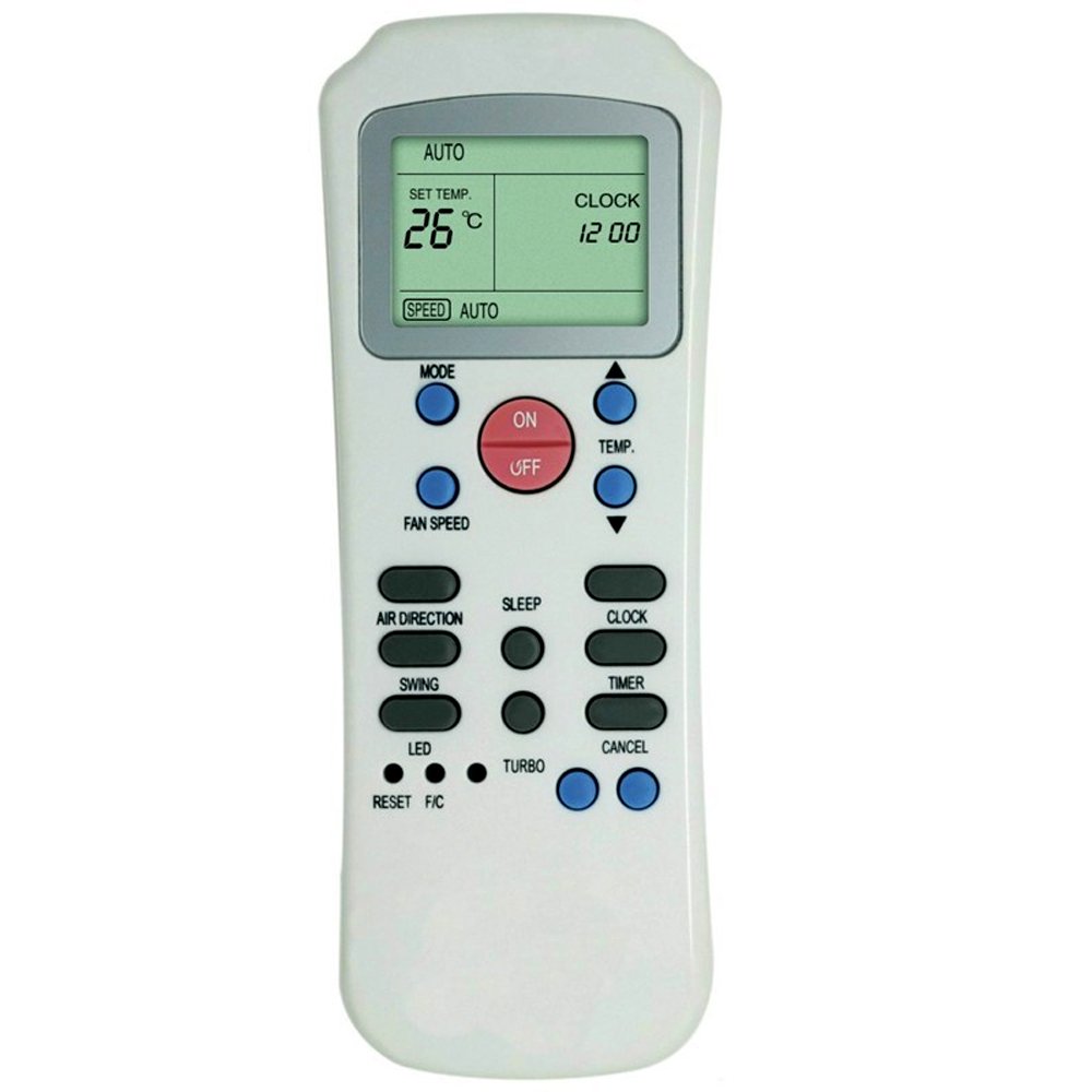 Generic Replacement Air Conditioner Remote Control for Carrier Springer Midea Delchi R14a/e Compatible with R14a/ce