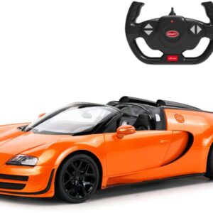 Radio Remote Control 1/14 Bugatti Veyron 16.4 Grand Sport Vitesse Licensed RC Model Car (Orange)