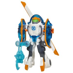 transformers playskool heroes rescue bots blades the copter-bot, 4.5-inch action figure, kids converting robot toy, christmas stocking stuffers, ages 3+ (amazon exclusive)