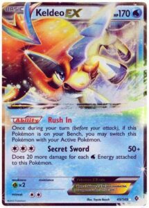 pokemon - keldeo-ex (49/149) - bw - boundaries crossed - holo