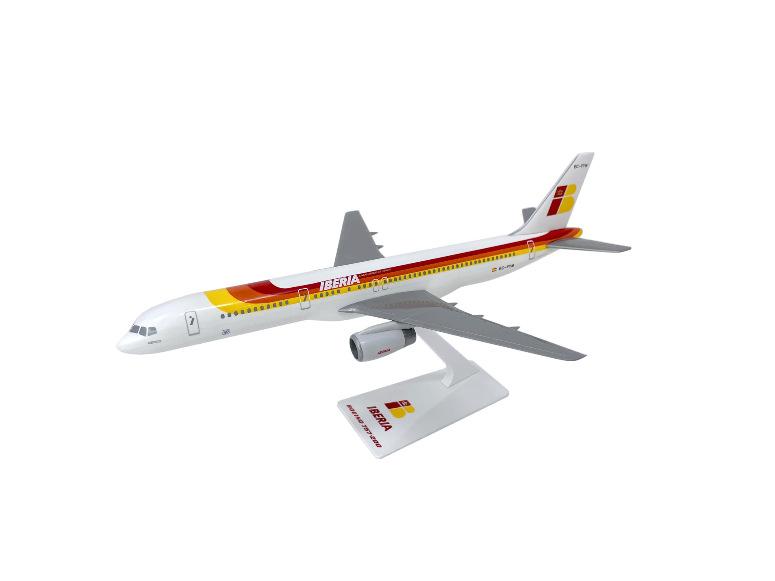 Flight Miniatures Iberia Boeing 757-200 Airplane Miniature Model Snap Fit 1:200 Part# ABO-75720H-031