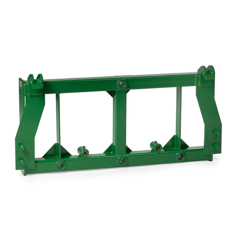 Titan Attachments HD Hay Frame Attachment Fits John Deere Tractors, 49" Hay Spear and Stabilizer Spears, Rated 4,000 LB, Hay Handing Equipment