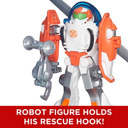 Transformers Playskool Heroes Rescue Bots Blades The Copter-Bot, 4.5-Inch Action Figure, Kids Converting Robot Toy, Christmas Stocking Stuffers, Ages 3+ (Amazon Exclusive)