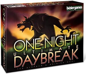 one night ultimate daybreak, great family game, fast and fun game, hidden roles & bluffing, ultimate party game