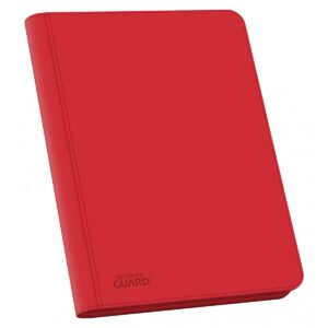 ultimate guard zipfolio 360 – 18 pocket xenoskin red