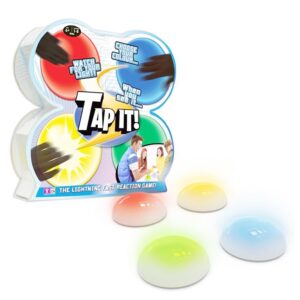 fotorama tap it wireless ultra high-tech pod , 4 fun games in one, develop hand-eye coordination, agility, and memory, up to 8 players, for ages 6 and up , white