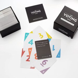 The Voting Game - The Hilarious Adult Party Card Game About Finding Out Who Your Friends are - Perfect for College Students, Fun Parties and Board Games Night with Your Friends