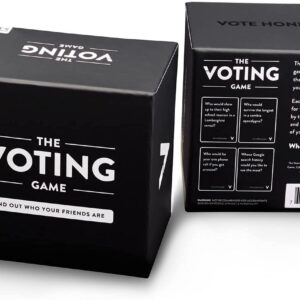 The Voting Game - The Hilarious Adult Party Card Game About Finding Out Who Your Friends are - Perfect for College Students, Fun Parties and Board Games Night with Your Friends