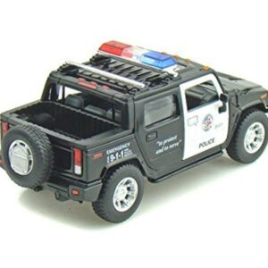 KiNSMART H2 Hummer SUT Police Truck Interceptor 5" 1:36 Scale Die Cast Metal Model Toy