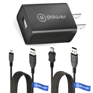 t power for for fugoo ,anker a3143, blitzu cyborg ,beats pill, omaker m4, jbl, bose, ihome, ue boom, jawbone wireless portable speakers 5v ac dc adapter charger power supply with two 6ft cord