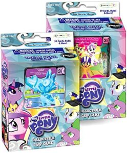 my little pony - collectible card game - the crystal games - set of 2 theme decks