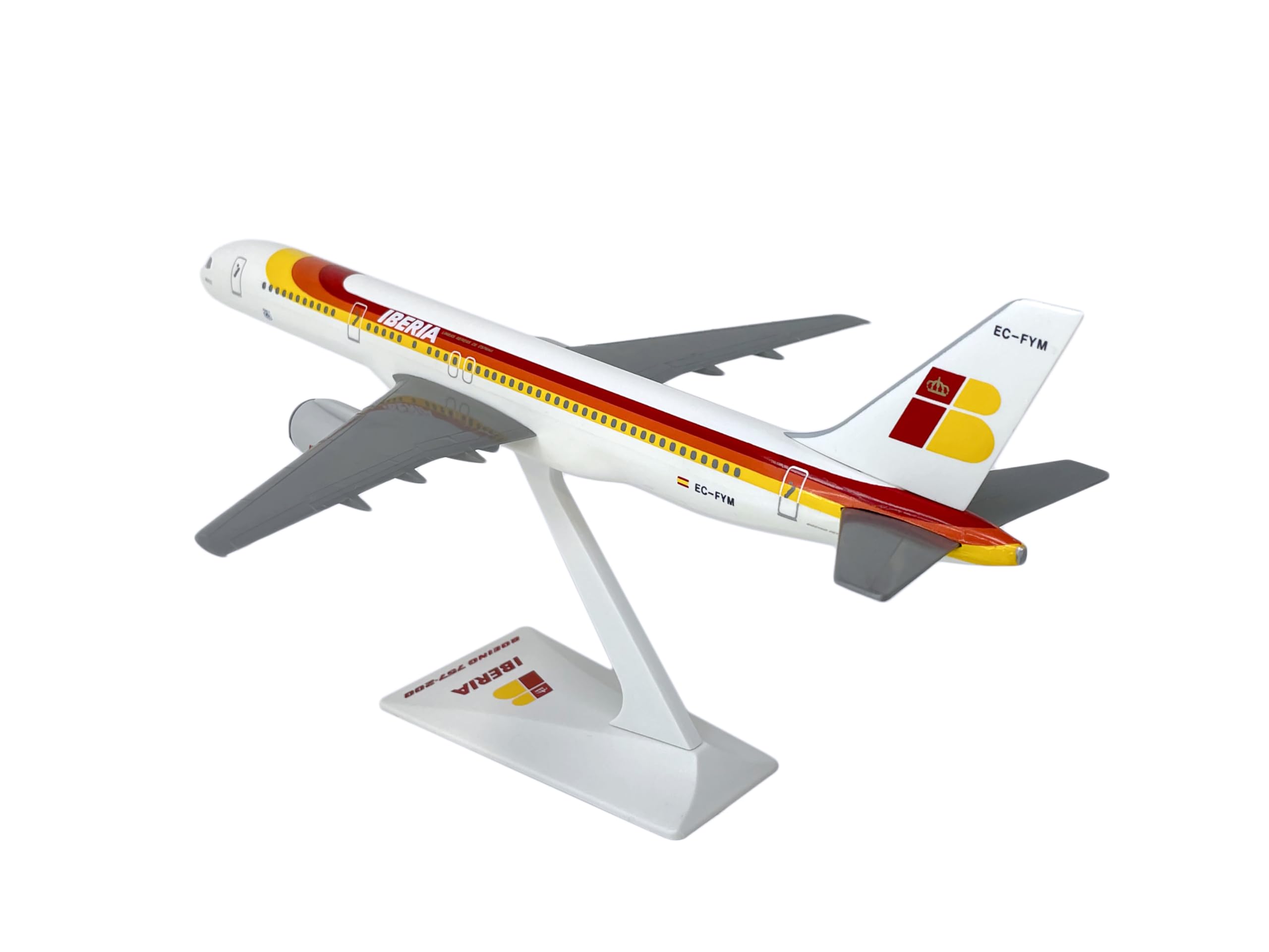 Flight Miniatures Iberia Boeing 757-200 Airplane Miniature Model Snap Fit 1:200 Part# ABO-75720H-031