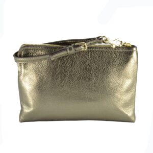 Bleecker Metallic Pouch Wristlet 52114