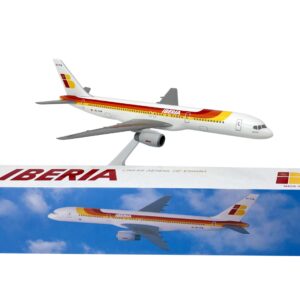 Flight Miniatures Iberia Boeing 757-200 Airplane Miniature Model Snap Fit 1:200 Part# ABO-75720H-031