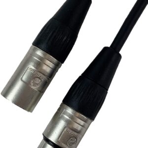 Gearlux XLR Microphone Cable, Fully Balanced, Male to Female, 25 Feet - 6 Pack