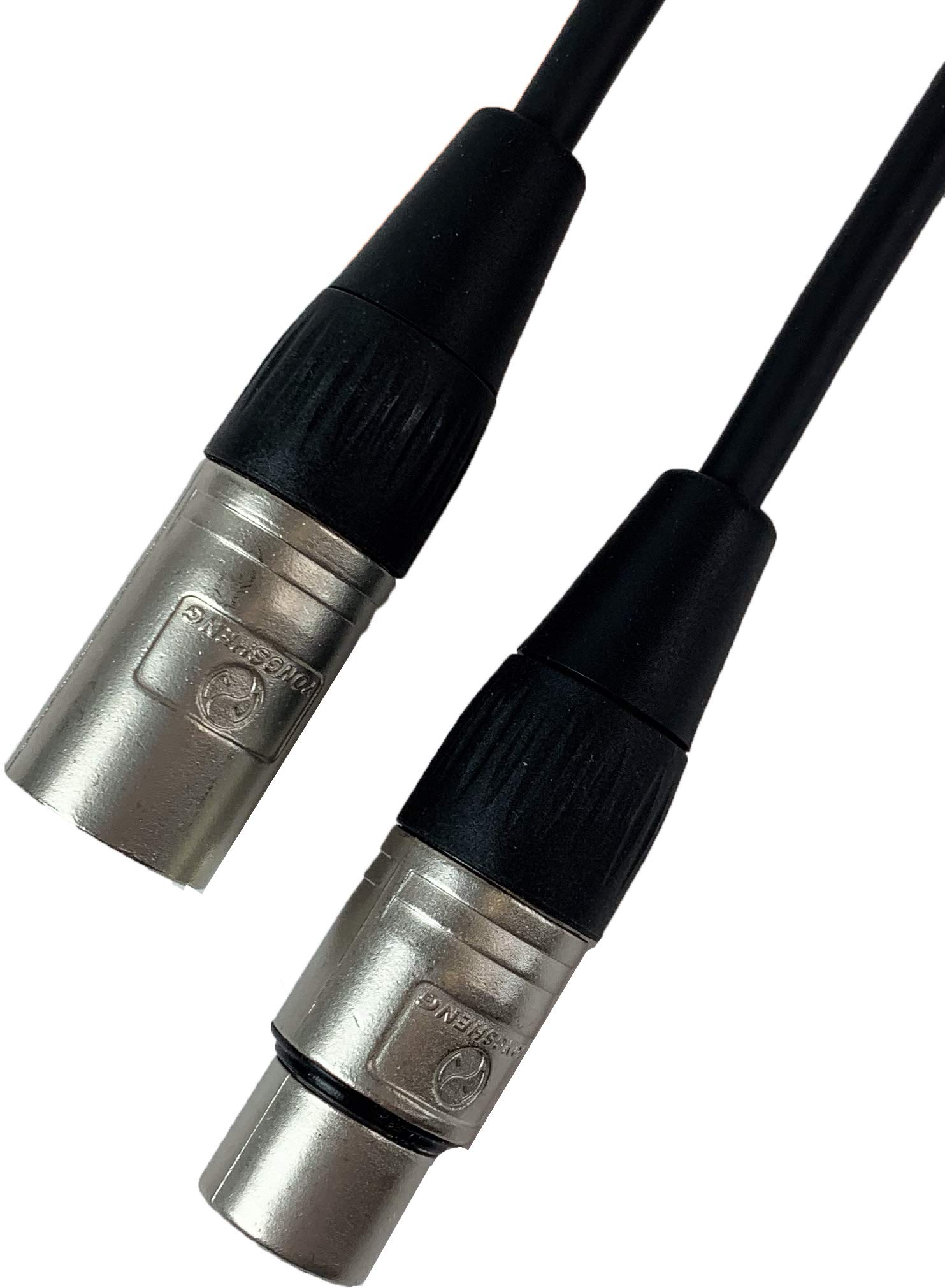 Gearlux XLR Microphone Cable, Fully Balanced, Male to Female, 25 Feet - 6 Pack