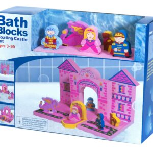 BathBlocks Floating Castle Bath Toy Princess Bath Toys