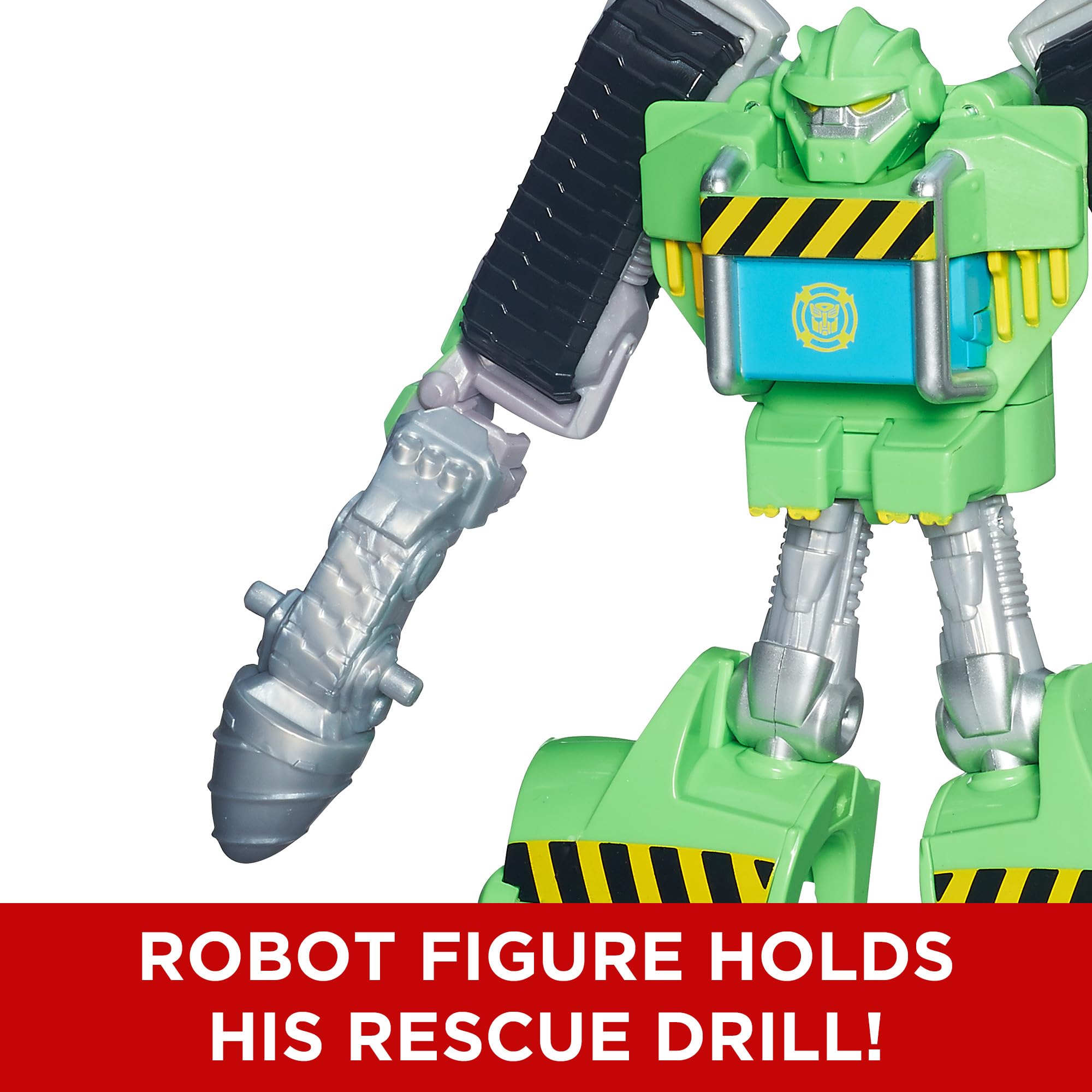 Transformers Playskool Heroes Rescue Bots Energize Boulder The Construction-Bot Converting Toy Robot Action Figure, Toys for Kids Ages 3 and Up (Amazon Exclusive)