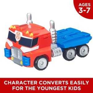 Transformers Rescue Bots Energize Optimus Prime, 7-Inch Action Figure, Kids Converting Robot Toy, Christmas Stocking Stuffers, Ages 3+ (Amazon Exclusive)