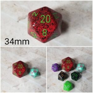 d20Single34mmSP Strawberry