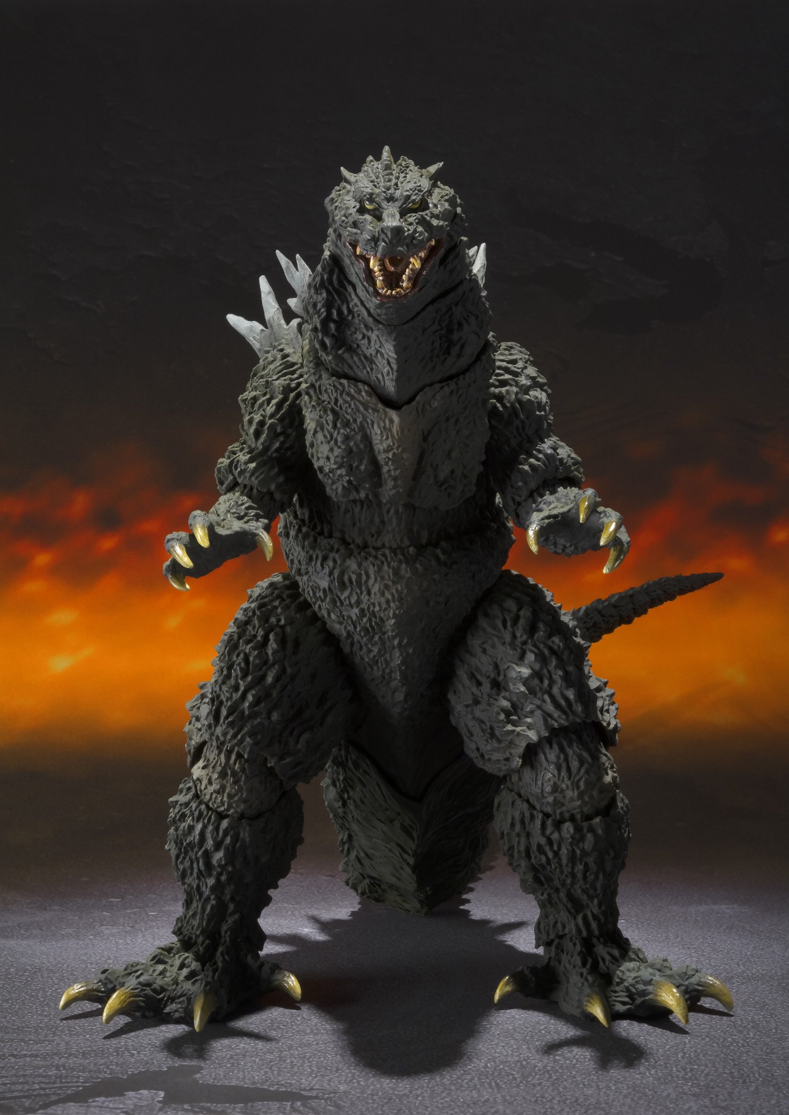 TAMASHII NATIONS Bandai MonsterArts Godzilla 2000 Millennium Special Color Version S.H. Figuarts Action Figure