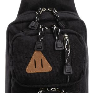 le coq sportif(ルコックスポルティフ) Crale Body Bag Large, Black (Black 19-3911tcx)