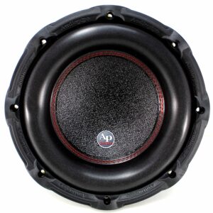 Audiopipe TXX-BDC2-10 10 Inch 1200 Watt High Performance Powerful 4 Ohm DVC Vehicle Car Audio Subwoofer Speaker System, Black