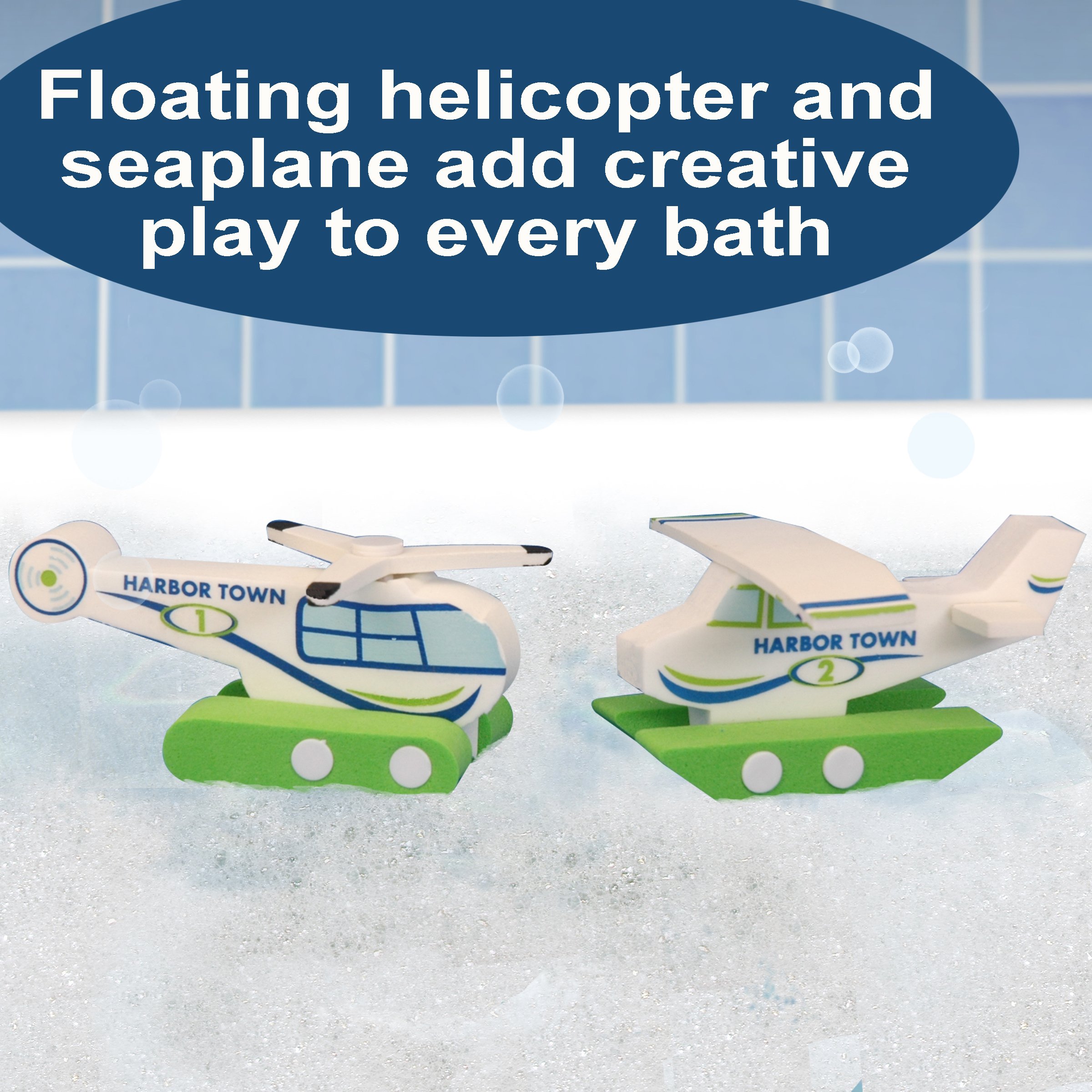 BathBlocks Floating Airport Set in Gift Box