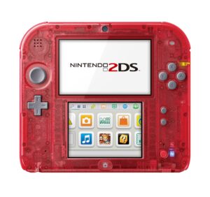 nintendo 2ds - crystal red