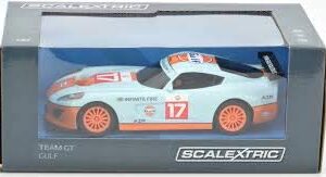 Scalextric Team GT Lightning - Team GT Gulf 1:32 Slot Race Car C3840