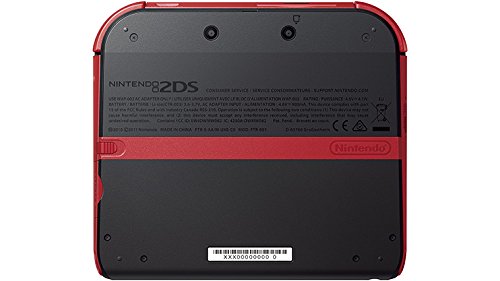 Nintendo 2DS Red Console with Yoshi's New Island Game