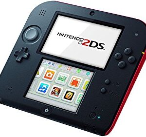 Nintendo 2DS Red Console with Yoshi's New Island Game