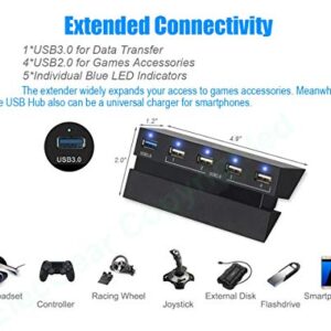 Dobe 2 to 5 USB HUB for PS4 System