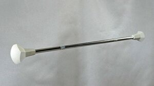 kraskin champion professional twirling baton in silver (26")