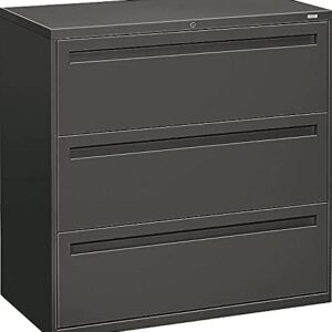 HON 793LS 700 Series Three-Drawer Lateral File, 42w x 19-1/4d, Charcoal