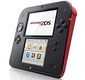 Nintendo 2DS Red Console with Yoshi's New Island Game