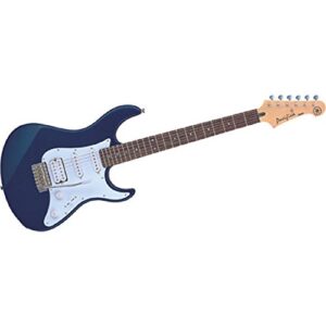 yamaha pac012 pacifica 100 series electric guitar, dark blue metallic