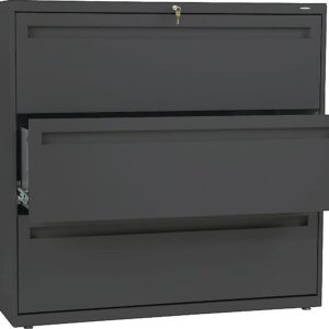 HON 793LS 700 Series Three-Drawer Lateral File, 42w x 19-1/4d, Charcoal