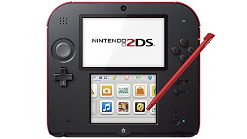 Nintendo 2DS Red Console with Yoshi's New Island Game