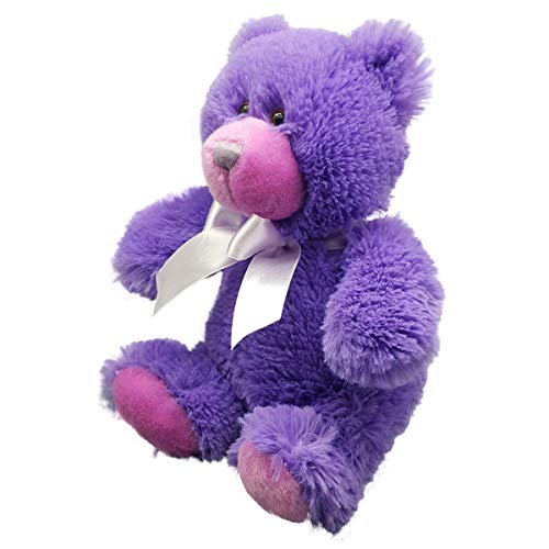 Anico 8" Colorful Cutie Bear, Purple